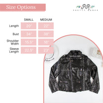 (Faux Leather) Black Till Death Jacket – Custom Bridal Leather Wear ...