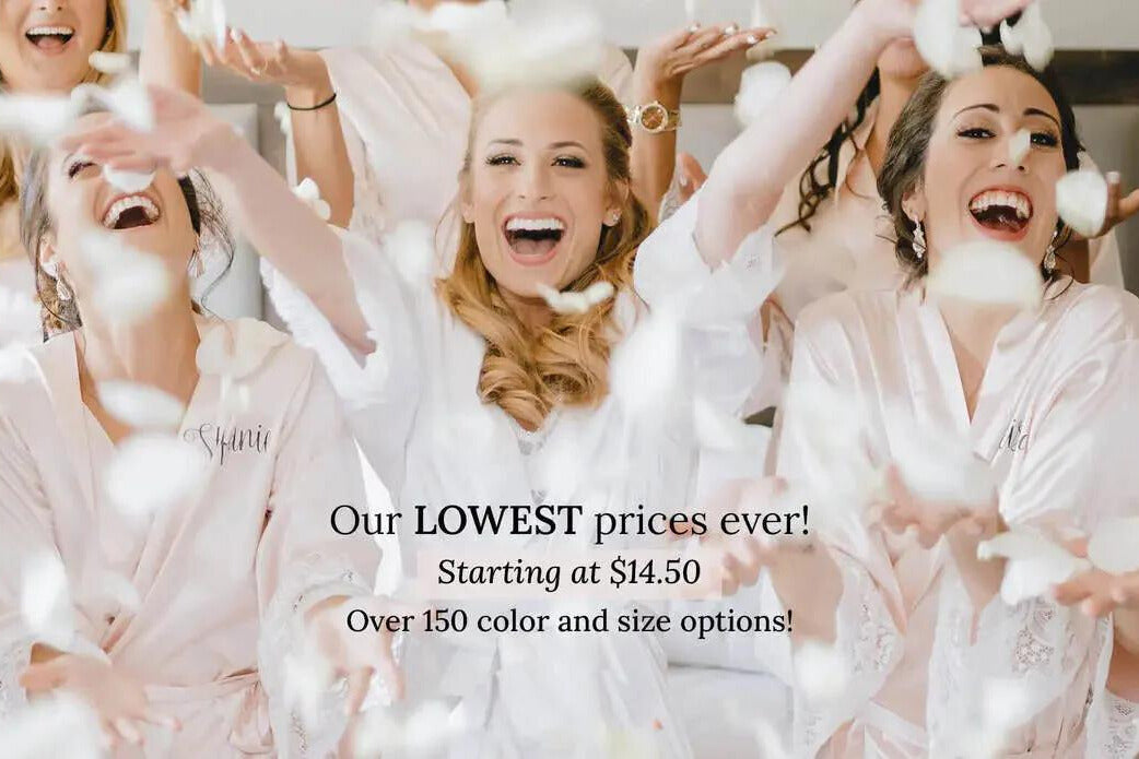 Satin Bridesmaid Robes, Bridal Party Gifts, and Accessories ...