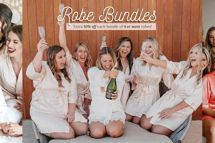 Satin Bridesmaid Robes, Bridal Party Gifts, and Accessories ...