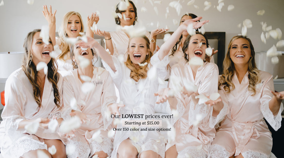 Satin Bridesmaid Robes, Bridal Party Gifts, and Accessories ...