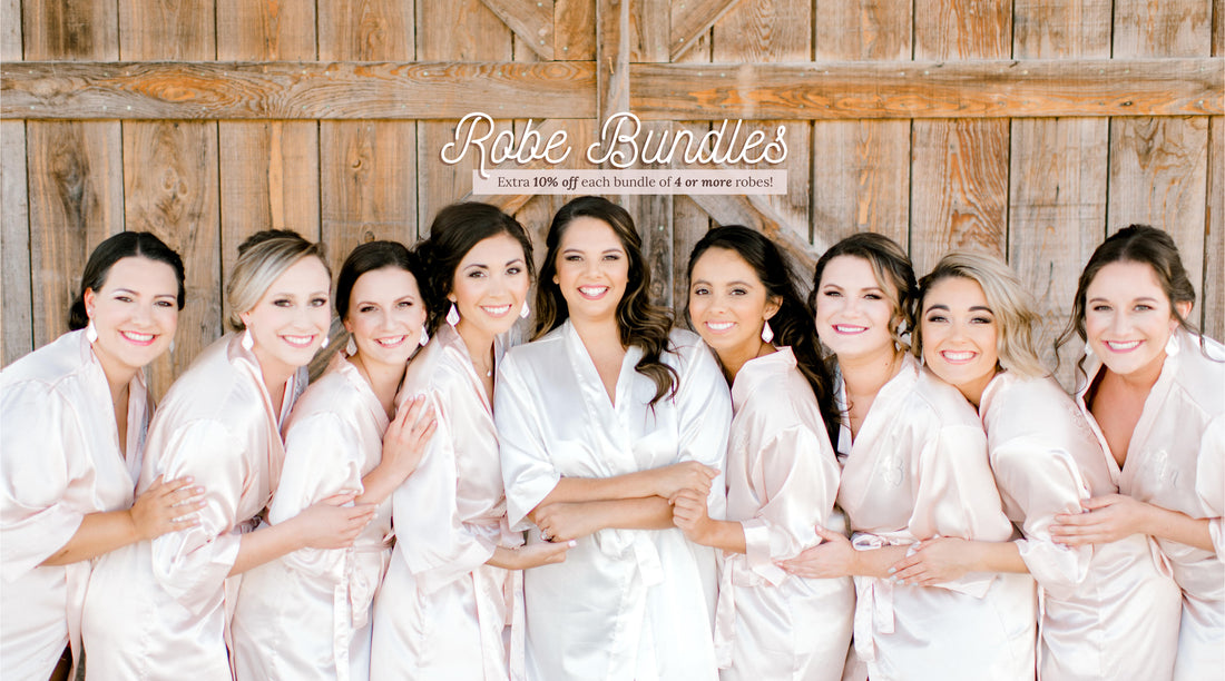 Satin Bridesmaid Robes, Bridal Party Gifts, and Accessories ...