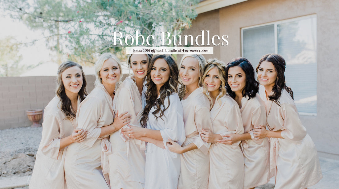 Satin Bridesmaid Robes, Bridal Party Gifts, and Accessories ...