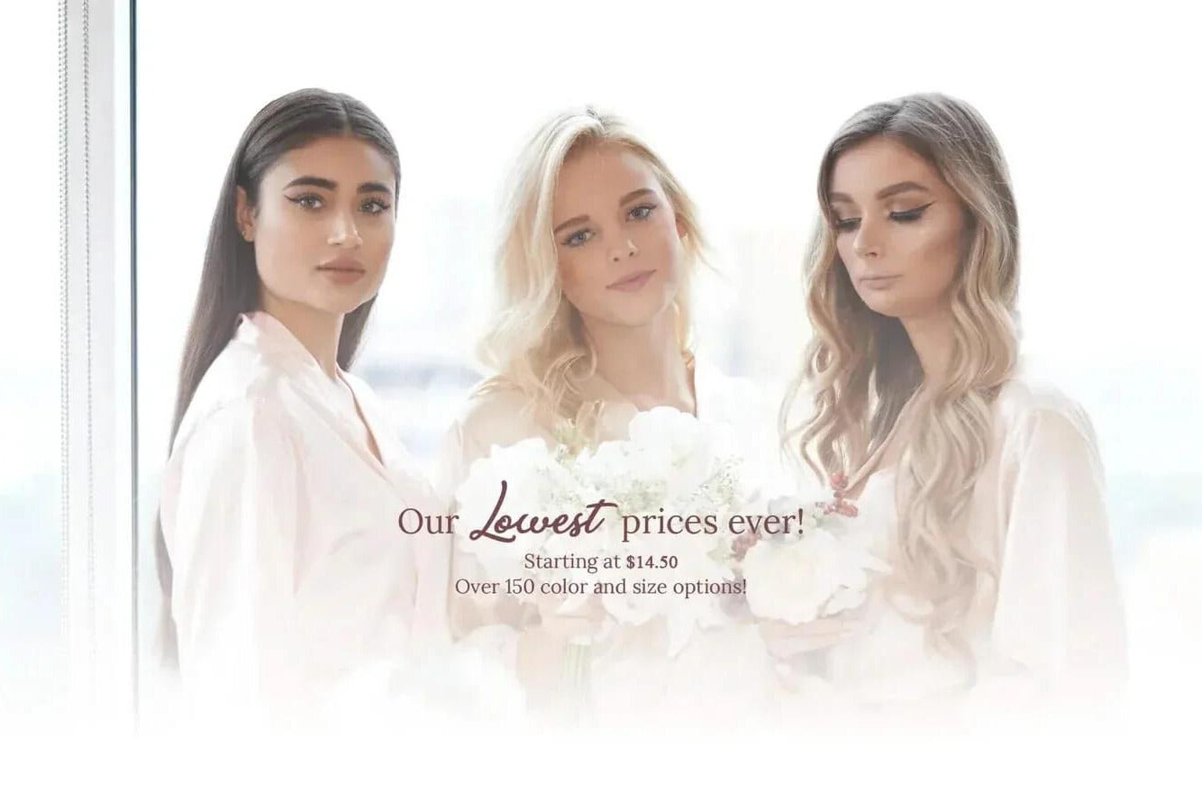 Satin Bridesmaid Robes, Bridal Party Gifts, and Accessories ...