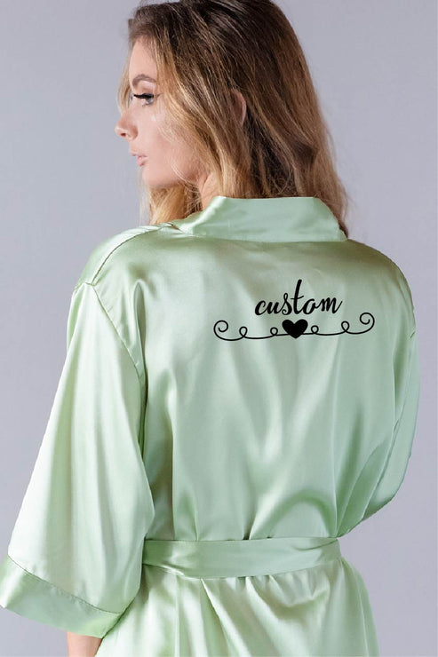 Doodle Style Robe - Customized Bridal Party Robe – PrettyRobes.com
