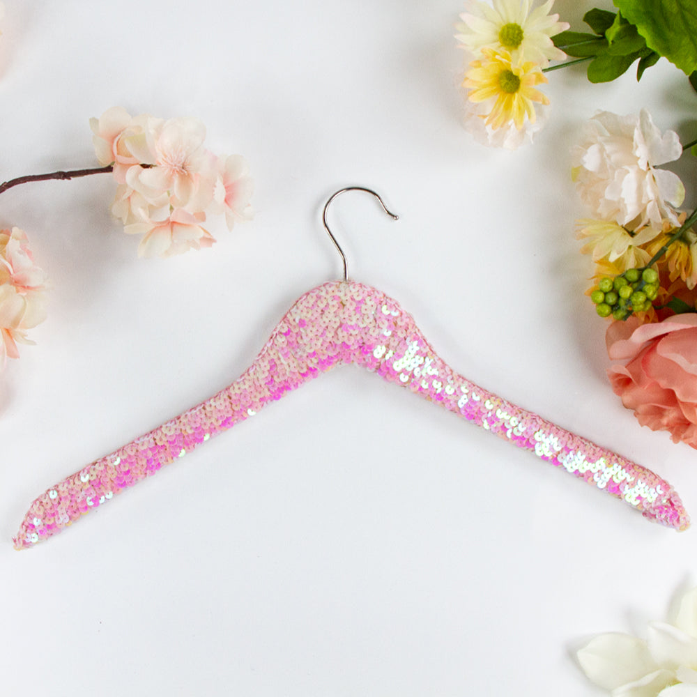 Light Pink Sequin Hanger – PrettyRobes.com