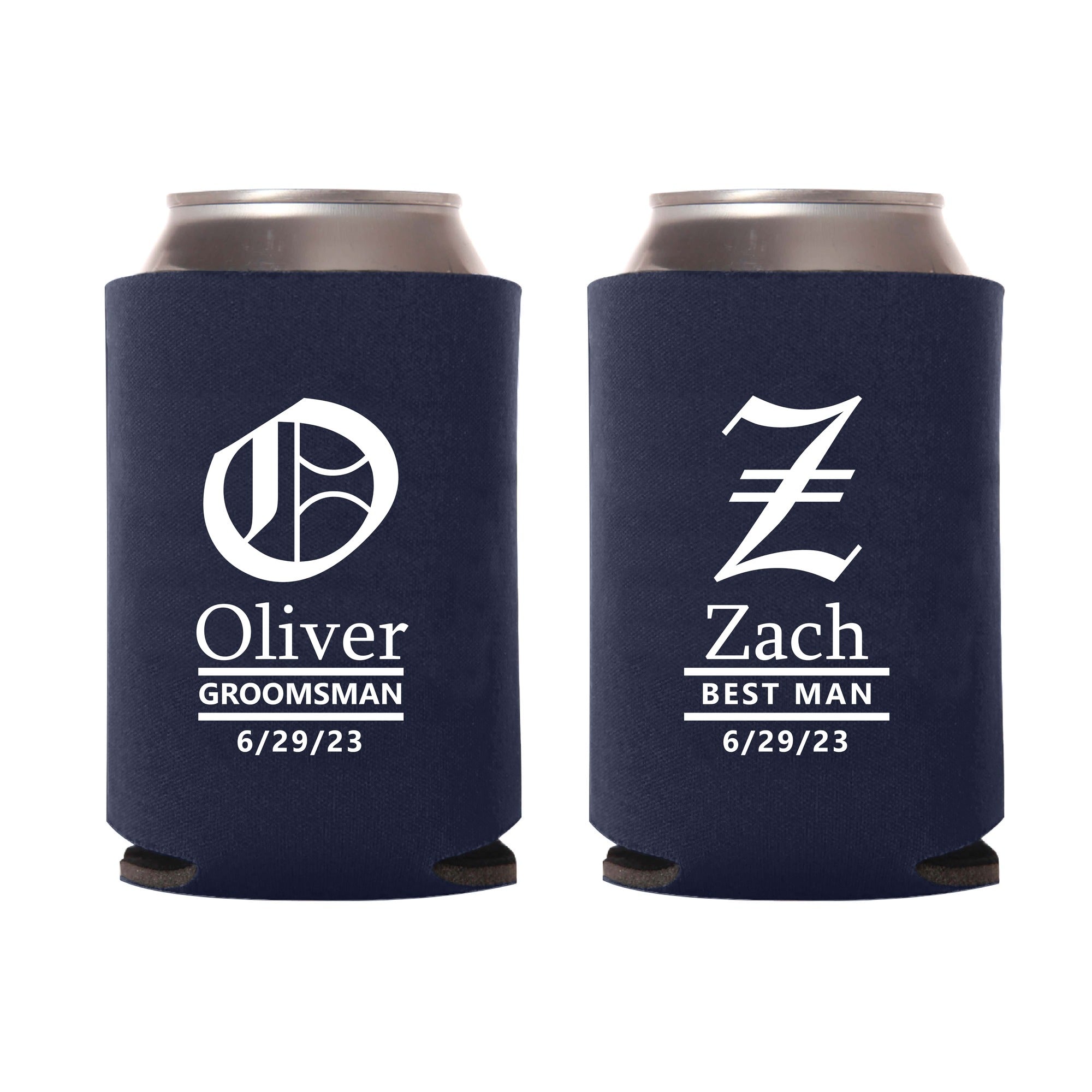 Groomsmen Custom Can Cooler Favors (163) – PrettyRobes.com